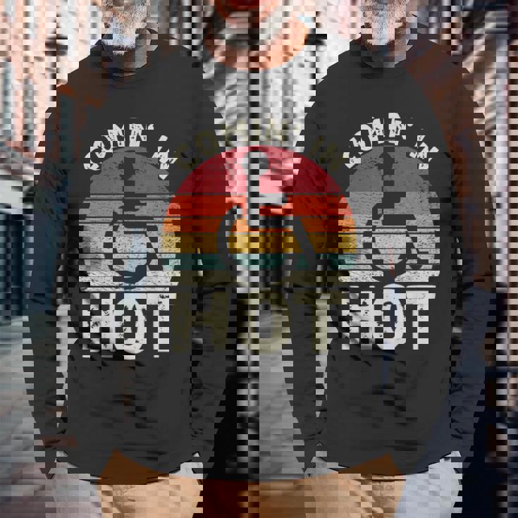 Comin' In Hot Handicapped Pwd Disability Wheelchair Long Sleeve T-Shirt ...