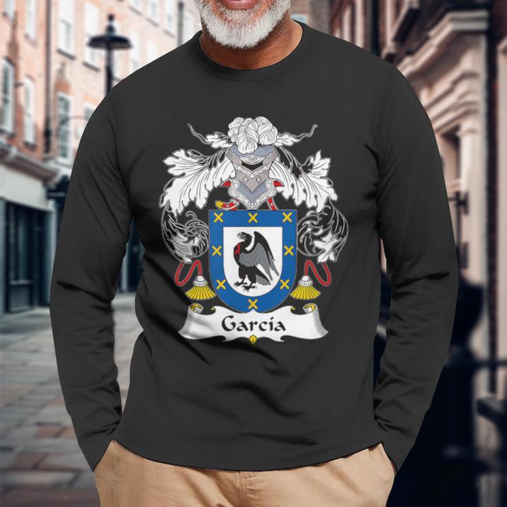 Escudo De Armas Garcia Escudo De La Familia Camiseta de manga larga ...