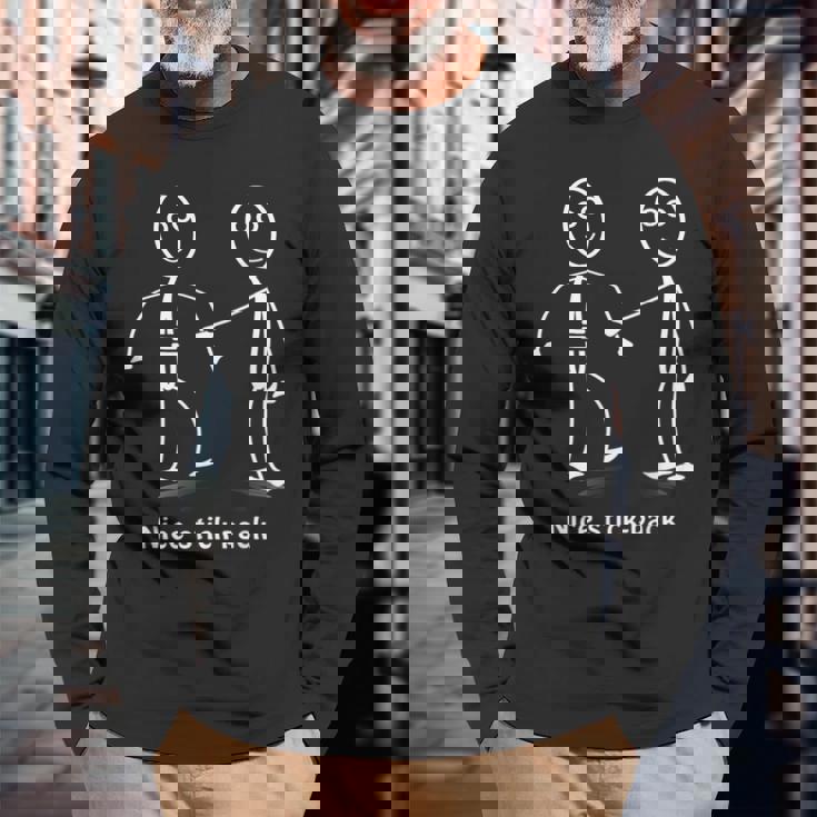 Nice Stick-Pack Stickman Costume Stick Figure Long Sleeve T-Shirt ...