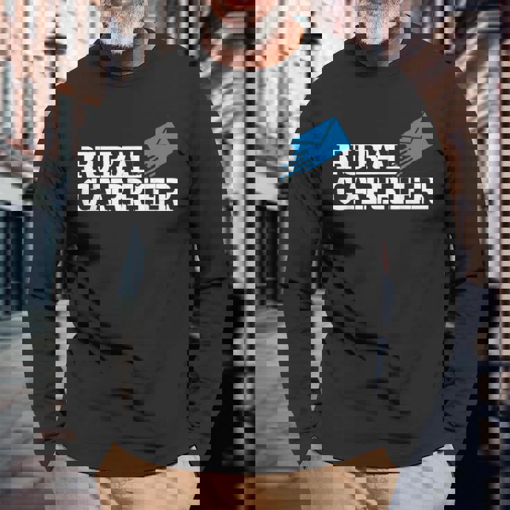 Rural Carrier Postal Worker Mailman Delivery Mail Escort Long Sleeve T ...