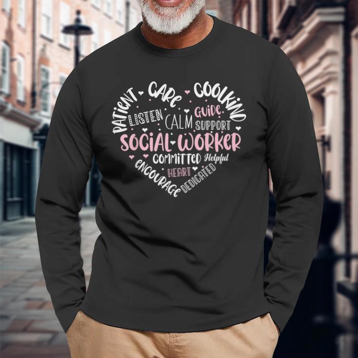 Social Worker Social Work Caseworker Public Work Love Long Sleeve T ...