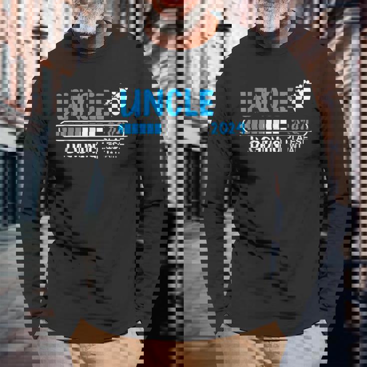Soon To Be Uncle 2024 Uncle Loading 2024 New Uncle 2023 Long Sleeve T ...