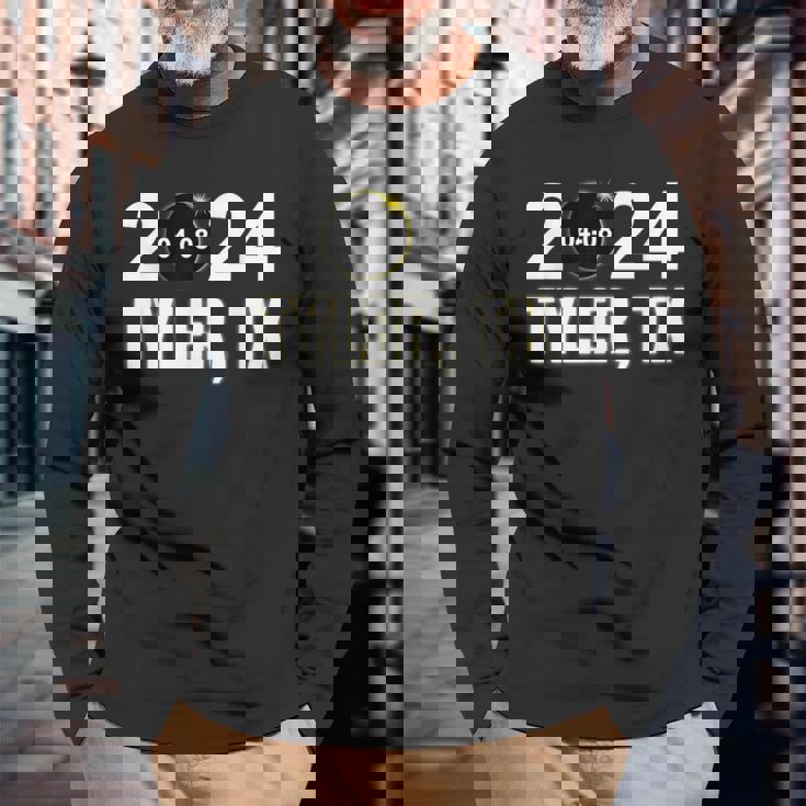 Total Solar Eclipse 04082024 Tyler Texas Solar Eclipse Long Sleeve T ...