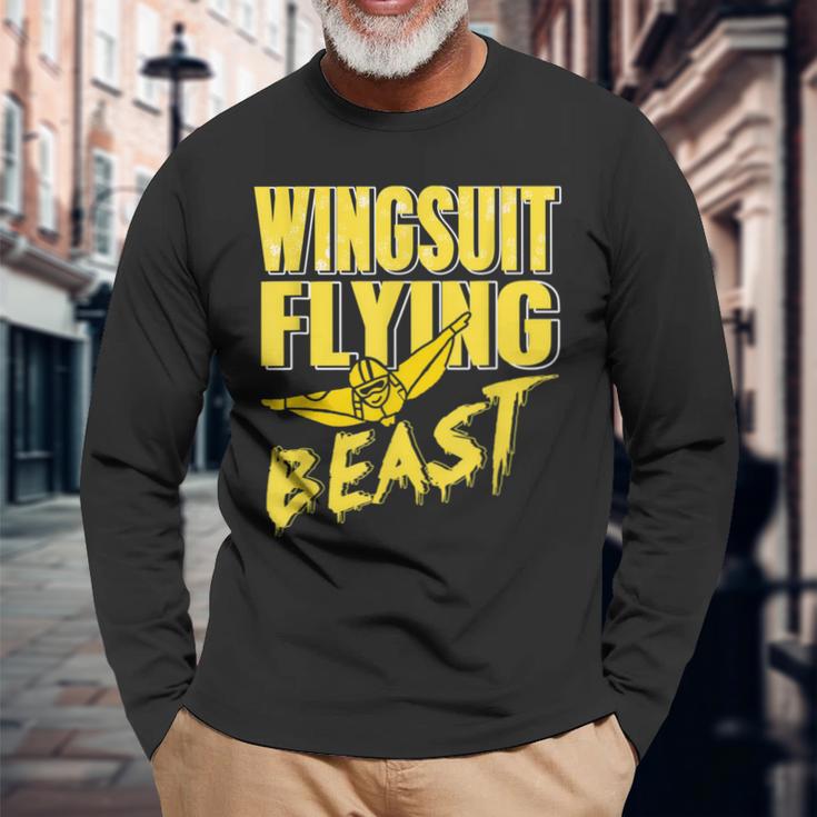 Wingsuit Flying Beast Wingsuiting Wingsuit Base Jumping Long Sleeve T ...
