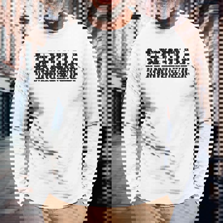 Dry Cured Capicola Italian Meat Deli Food Gabagool Lover Long Sleeve T ...