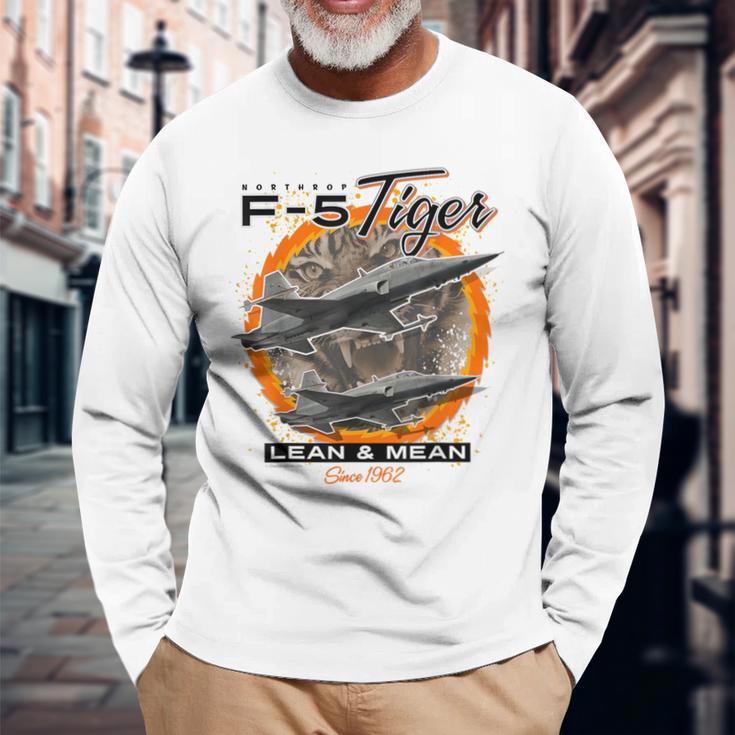 F-5 Tiger Jet Lean Y Mean Desde 1962 Camiseta de manga larga - Regaloses