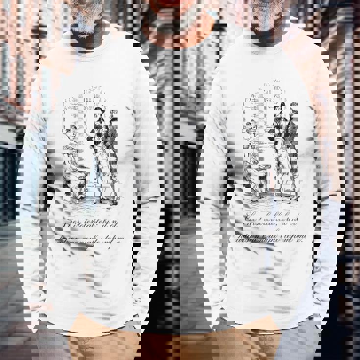 Jane Austen Pride And Prejudice She Is Tolerable Long Sleeve T-Shirt ...