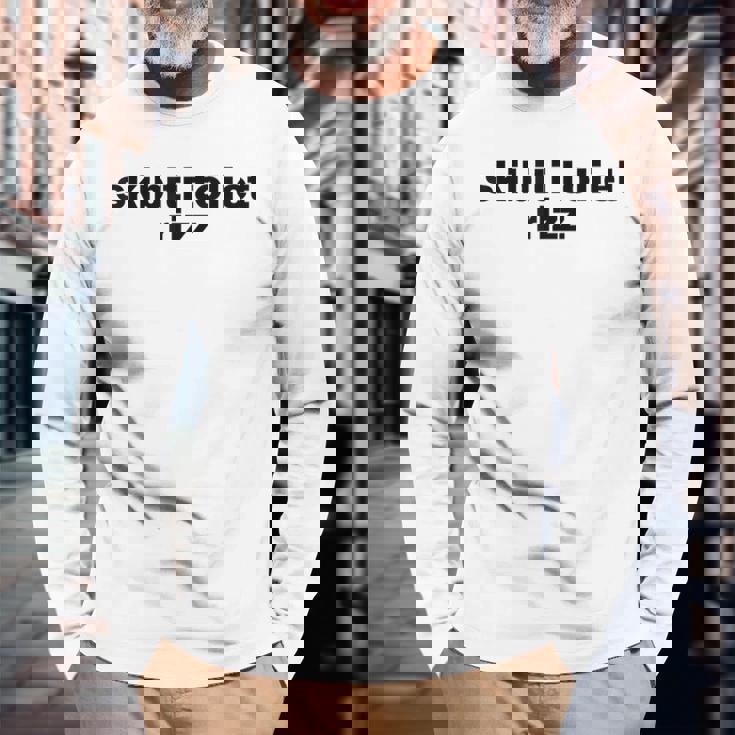 Skibiti Toilet Rizz Viral Influencer Brain Rot Slang Long Sleeve T ...