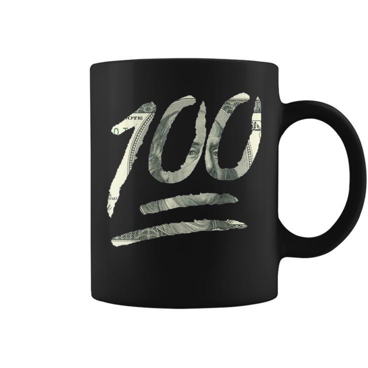 100 Dollar Bill Keep It One Hundred Coffee Mug - Monsterry AU