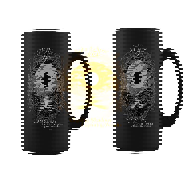 2024 Total Solar Eclipse Chasing Shadows April 8 Coffee Mug - Seseable
