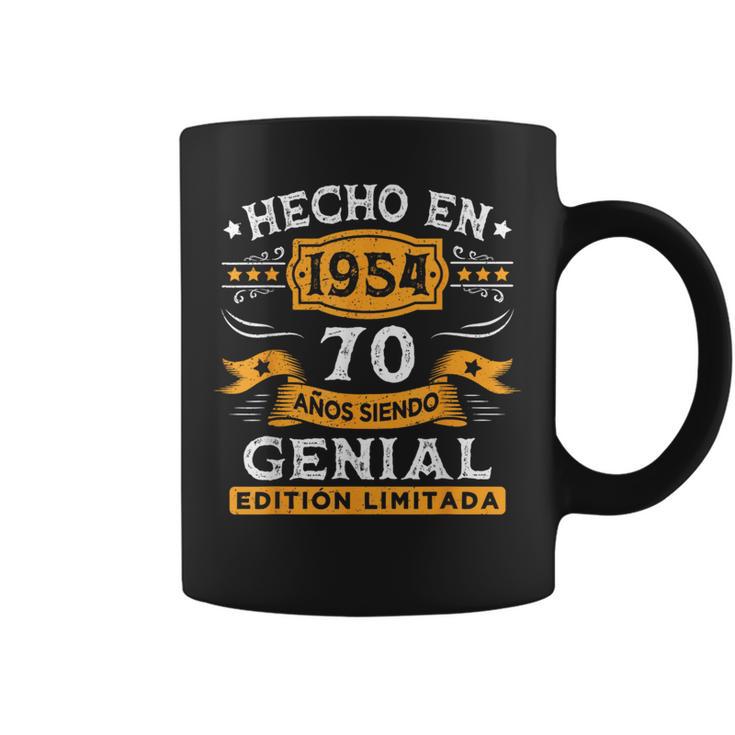70 Cumpleaños 70 Años Hombre Hecho En 1954 Vintage Regalo Taza de café ...