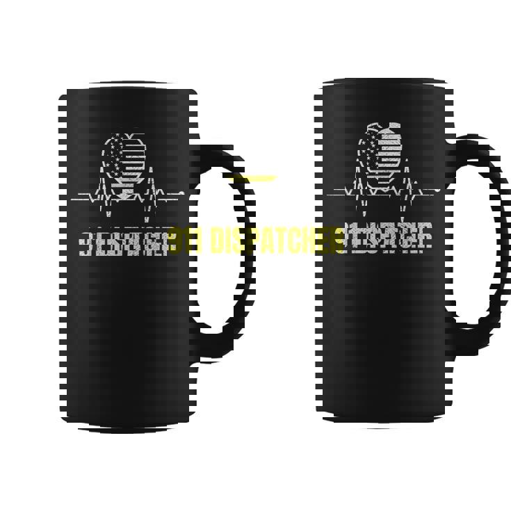 Cream Container YouNique Designs 911 Dispatcher Mug - Thin Gold Line ...