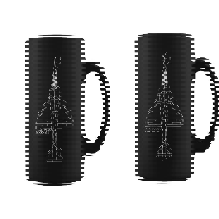 A4 Skyhawk Navy Attack Aircraft Coffee Mug - Monsterry
