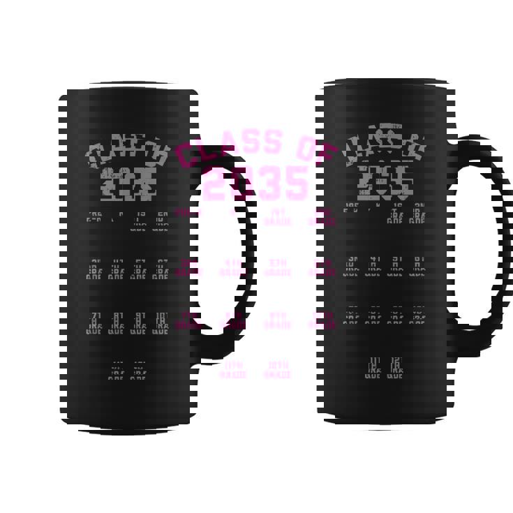 Class Of 2035 Handprint Pre-K Cute Kindergarten Grow With Me Coffee Mug ...