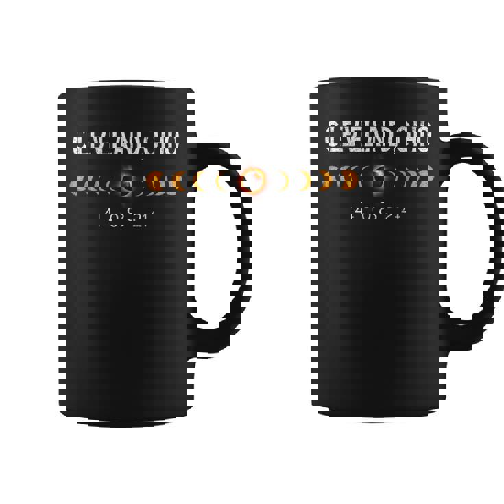 Cleveland Ohio Total Solar Eclipse 2024 Ohio Solar Eclipse Coffee Mug ...