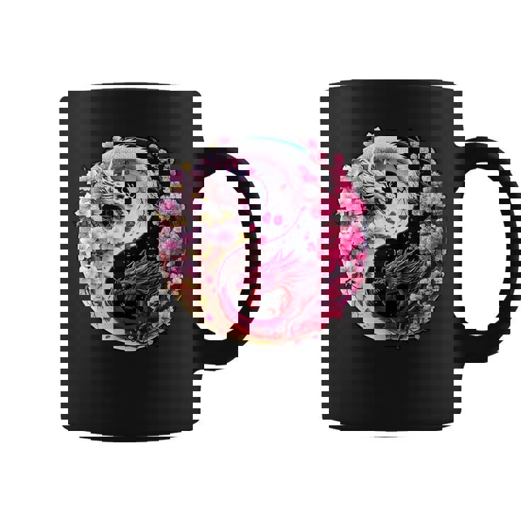 Dragon Yin Yang Chinese New Year 2024 Year Of The Dragon Coffee Mug ...