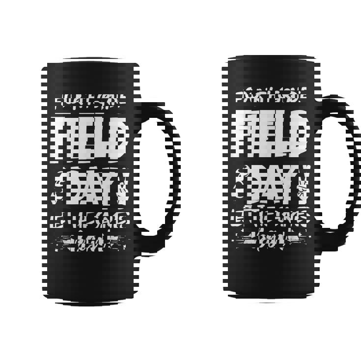 Field Day Fourth 4Th Grade Orange 2024 Boy Girl Teacher Coffee Mug | Mazezy