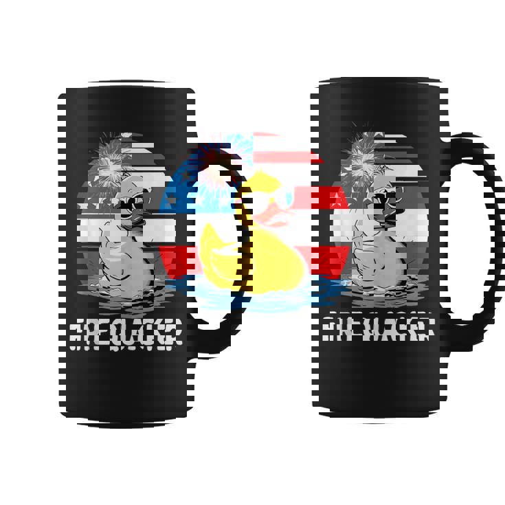 Fire Quacker Duck Firecracker 4Th Of July Usa Flag Kid Women Tank Top ...