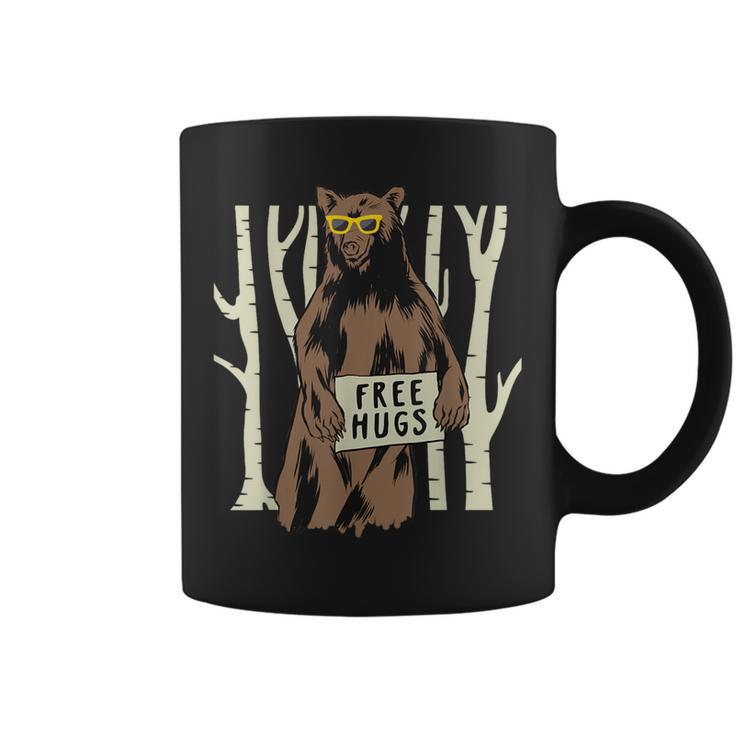 Free Grizzly Bear Hugs Hug Me Coffee Mug - Monsterry AU