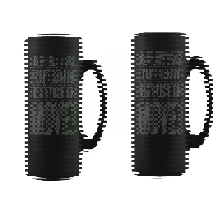 Front Leaning Rest Military Army Push-Ups Drill Sergeant Coffee Mug ...