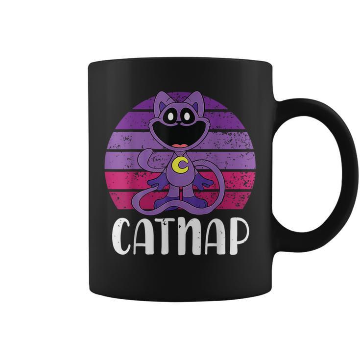 Vintage Smiling Critters Catnap Dogday Lover Coffee Mug | Mazezy