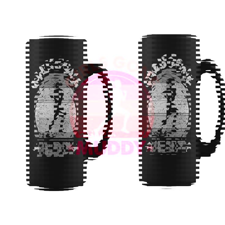 Girls Gone Muddy Vintage Mud Run Run Squad Crew Coffee Mug | Mazezy