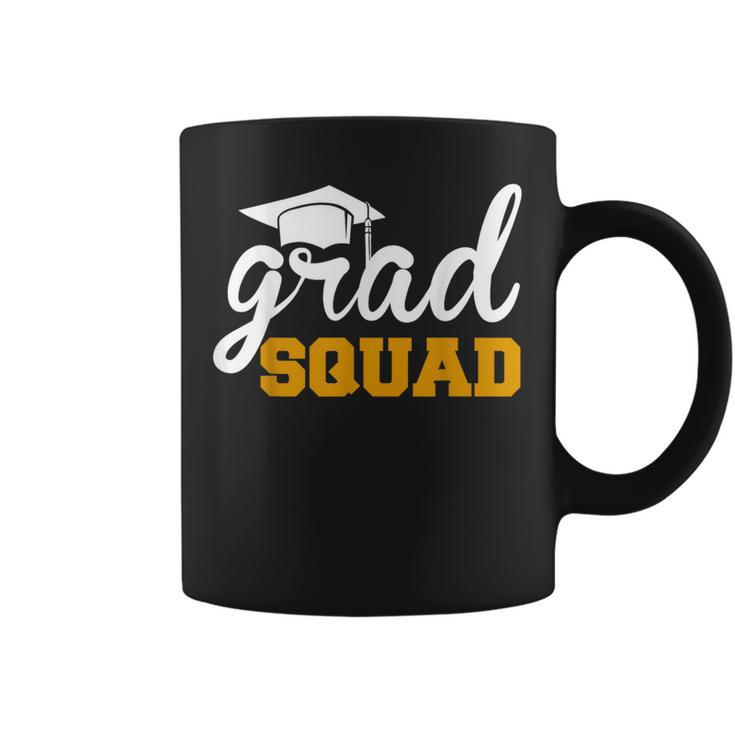 Grad Squad Senior Class Of 2024 Graduation Family Crew Coffee Mug | Mazezy