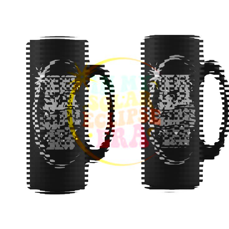 Groovy In My Solar Eclipse Era Solar Eclipse 2024 Coffee Mug | Mazezy