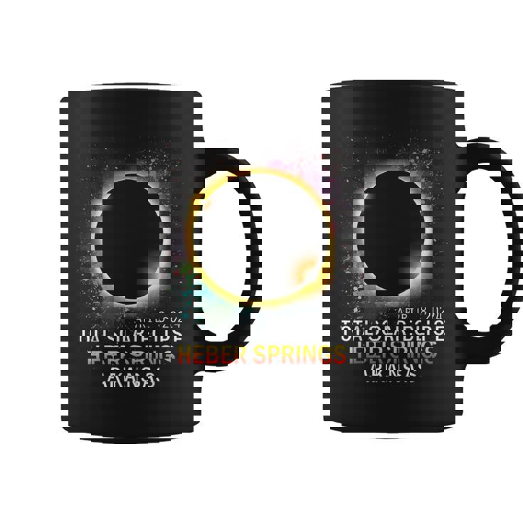 Heber Springs Arkansas Total Solar Eclipse April 8 2024 Coffee Mug ...