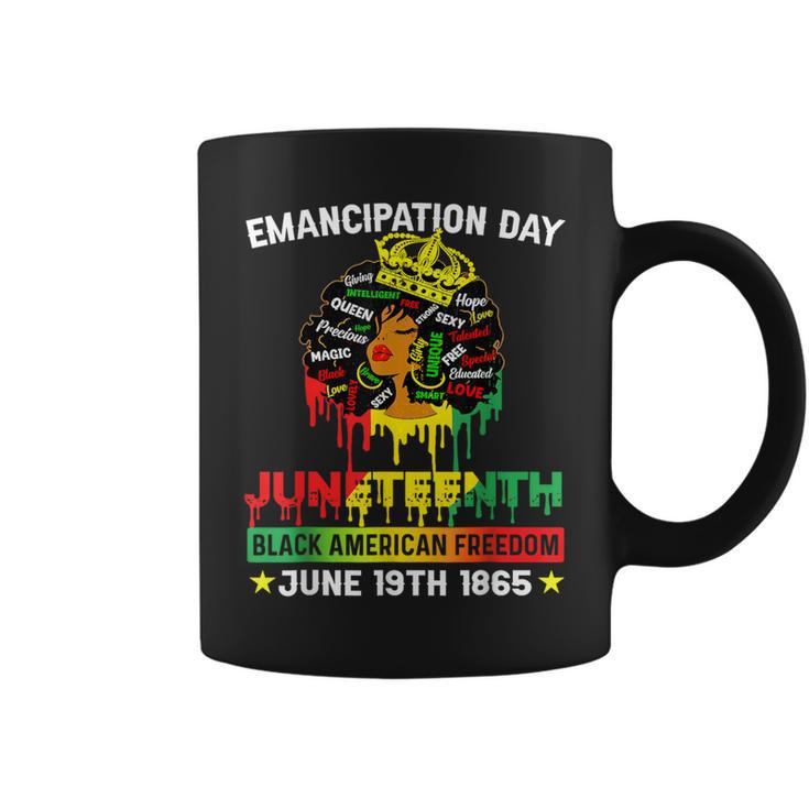 Junenth African Black American Freedom 1865 Coffee Mug | Mazezy