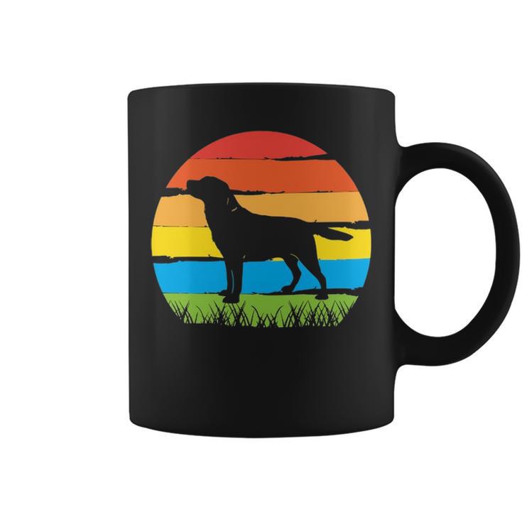Lab Dog Vintage Retro Labrador Retriever Throwback Pet Coffee Mug | Mazezy