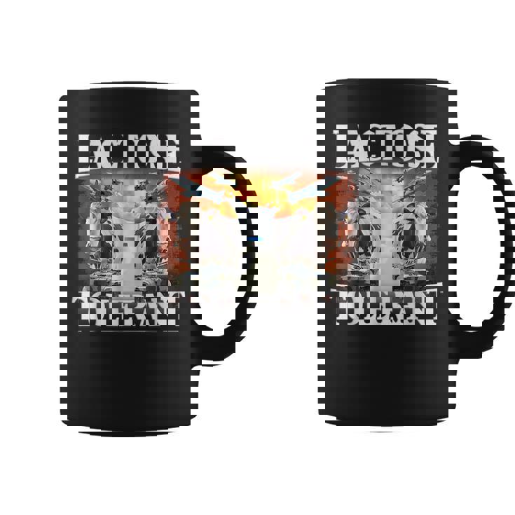 Lactose Tolerant Meme Oddly Specific Dank Meme Coffee Mug | Mazezy