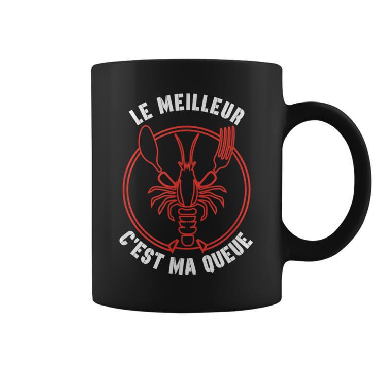 Le Meilleur C'est Ma Queue Citation Drôle Homard Crevette Tasse | Cadeauxyz