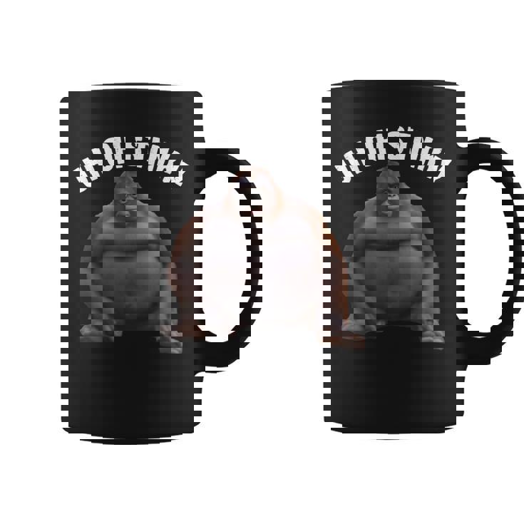 Le Monke Meme Monkey Orangutan Poop Meme Uh Oh Stinky Men's T-shirt ...