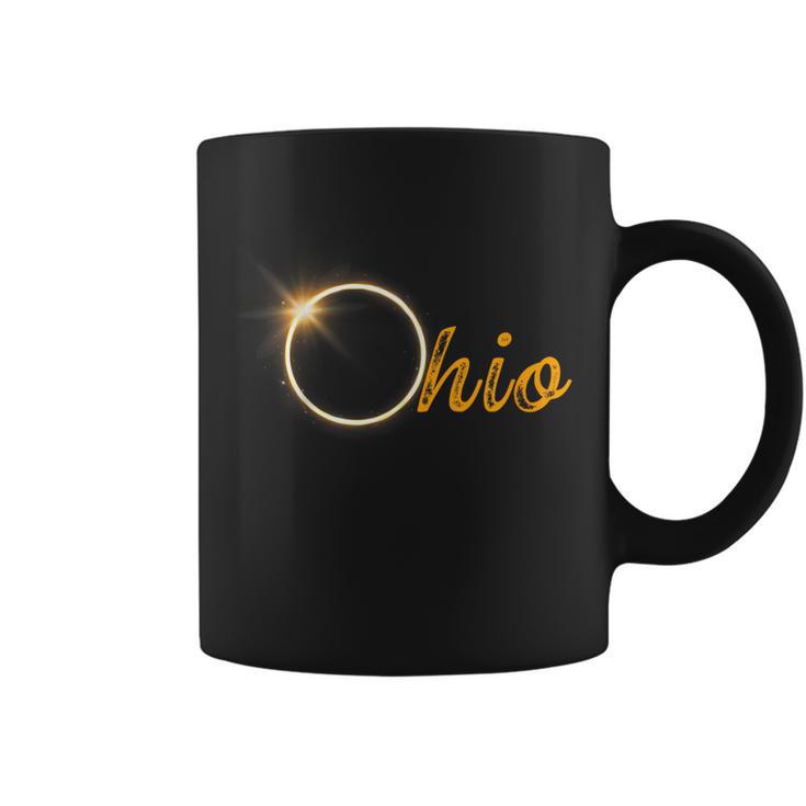 Ohio Total Solar Eclipse April 08Th 2024 Coffee Mug | Mazezy