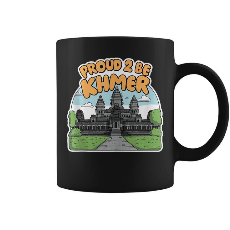 Proud 2 Be Khmer Cute Angkor Wat Cambodia Coffee Mug - Monsterry