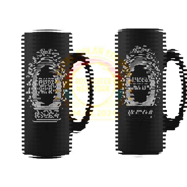Rochester New York Ny Total Solar Eclipse Party 2024 Usa Map Coffee Mug ...