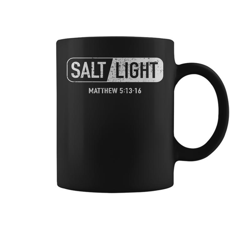 Salt & Light Bible Verse Christian Matt 513-16 Coffee Mug - Monsterry AU