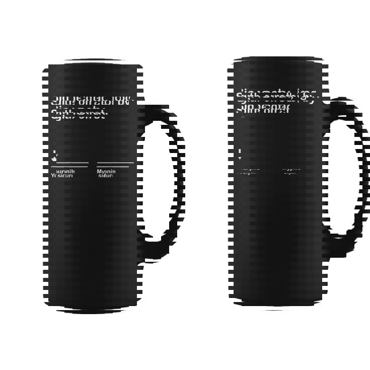 Sign The Contract Big Boy Event 2024 Coffee Mug - Monsterry