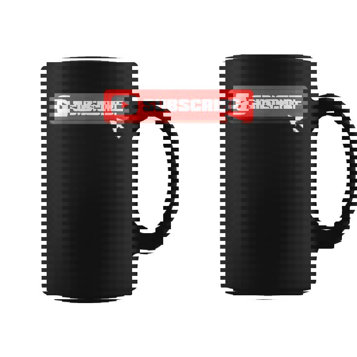 Social Media Like Share Comment Subscribe Vlogger Coffee Mug - Monsterry