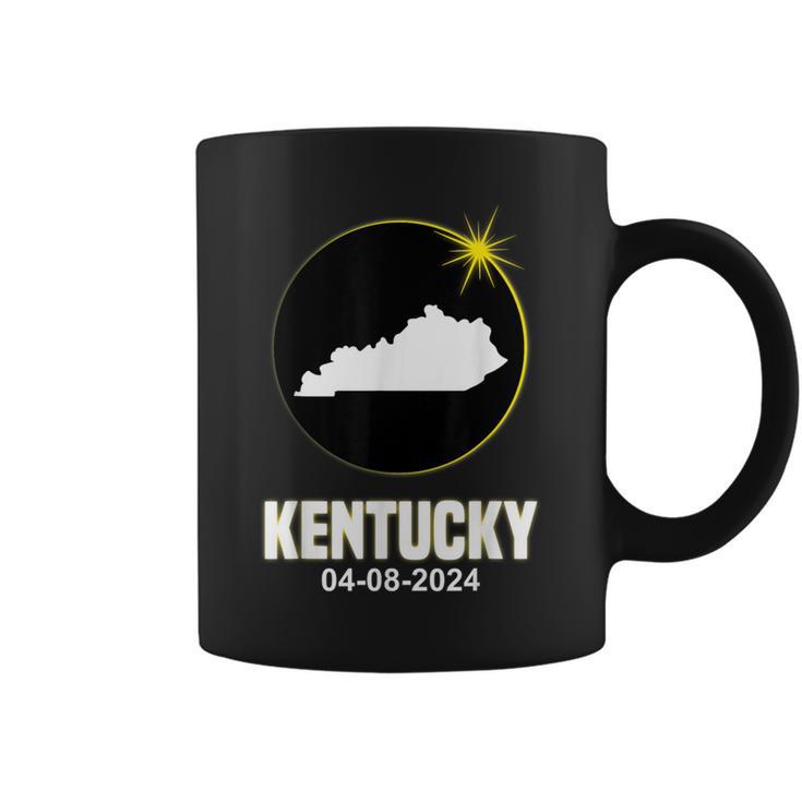 Solar Eclipse 2024 Kentucky State Total Solar Eclipse Coffee Mug - Seseable