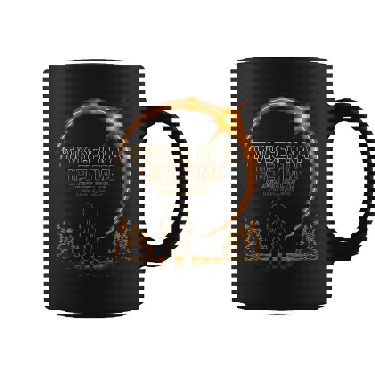 Solar Eclipse Bigfoot Twice In Lifetime 2024 Solar Eclipse Coffee Mug ...