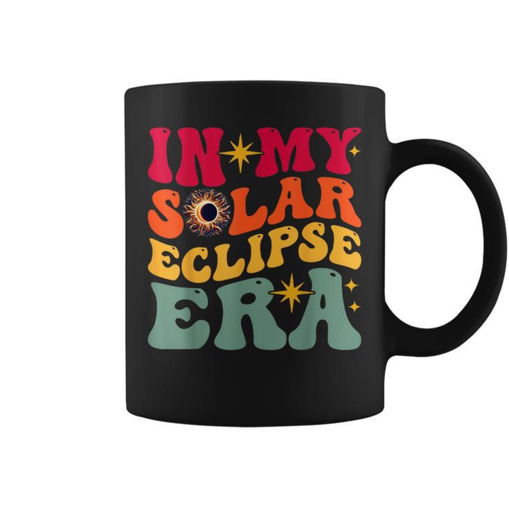 In My Solar Eclipse Era 2024 Total Solar Eclipse Groovy Coffee Mug | Mazezy