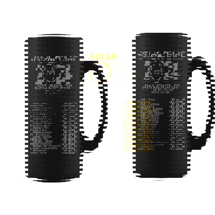 Solar Eclipse Twice In Lifetime 2024 Solar Eclipse Coffee Mug ...