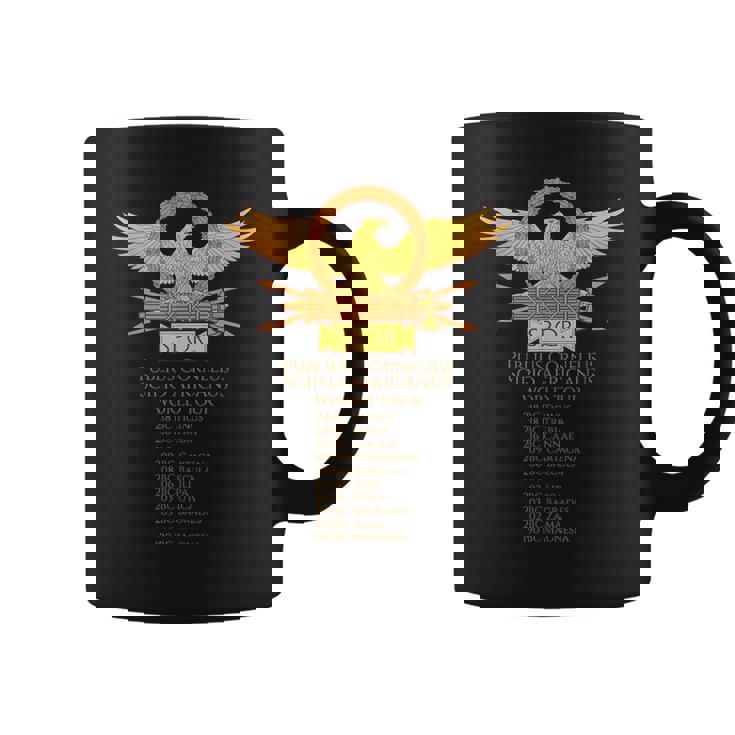 Spqr Ancient Rome Scipio Africanus World Tour Coffee Mug - Monsterry
