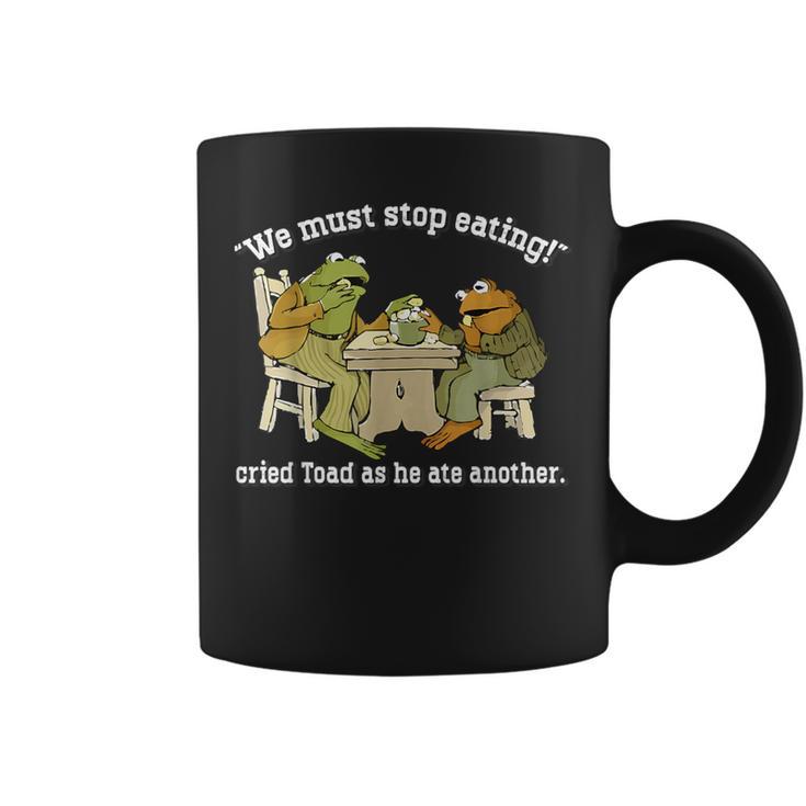 We Must Stop Eating Cried Toad As He Ate Another Frog Meme Coffee Mug ...