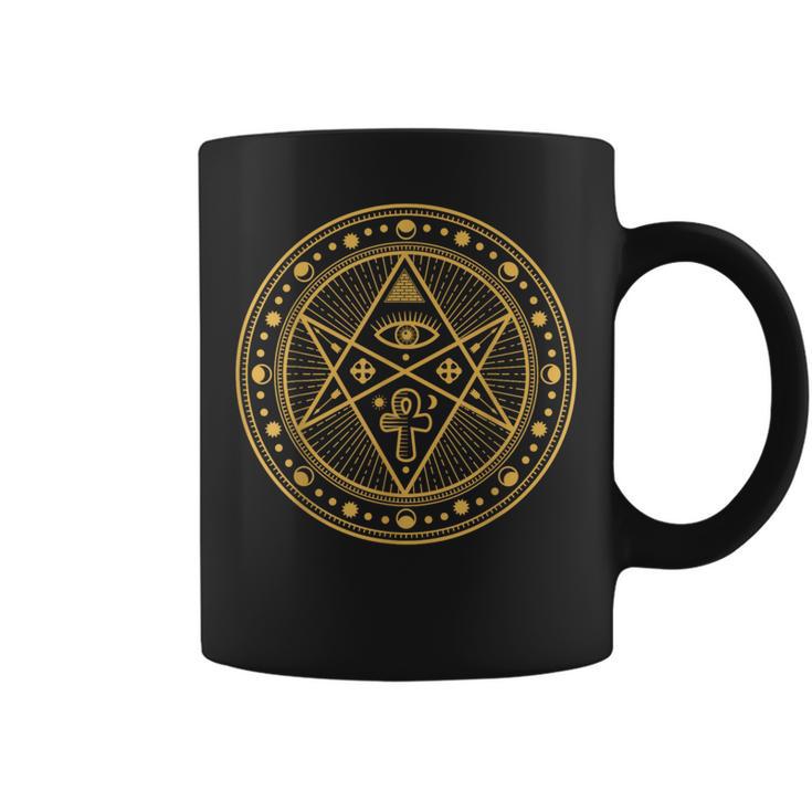 Symbole D'astrologie Du Pentacle Magique Du Pentagramme Occulte ...
