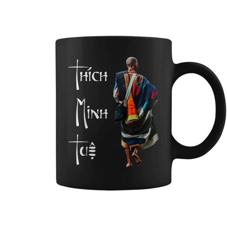 Thich Minh Tue Buddhist Monk Spiritual Journey Vietnam Coffee Mug | Mazezy