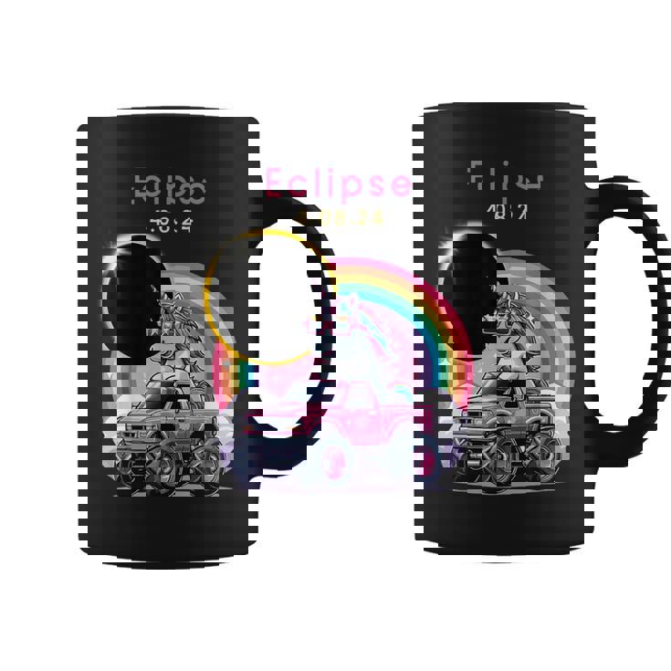 Total Solar Eclipse 2024 Monster Truck Unicorn Girl Women Sweatshirt ...