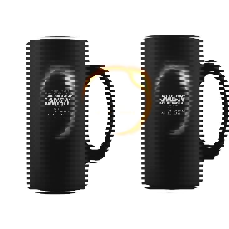 Total Solar Eclipse 2024 Sandusky Ohio April 8 2024 Coffee Mug | Mazezy